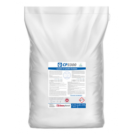 CP3300 - Lessive poudre "Ecolabel" green perfect wash - Sac de 15 kg ...
